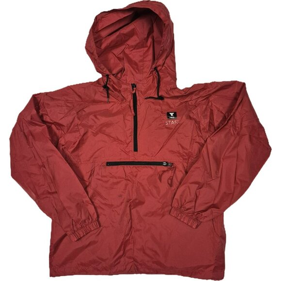 Acadia | Jackets & Coats | Vintage Ymca Red Lifeguard Pullover Hooded ...